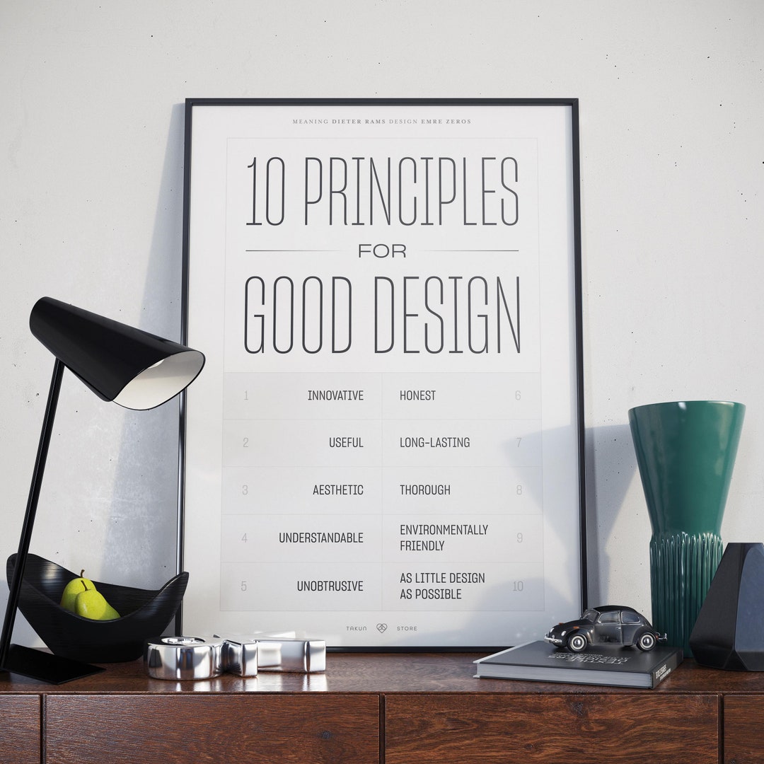 10 Principles for Good Design by Dieter Rams | LIGHT EDITON | Printed ...