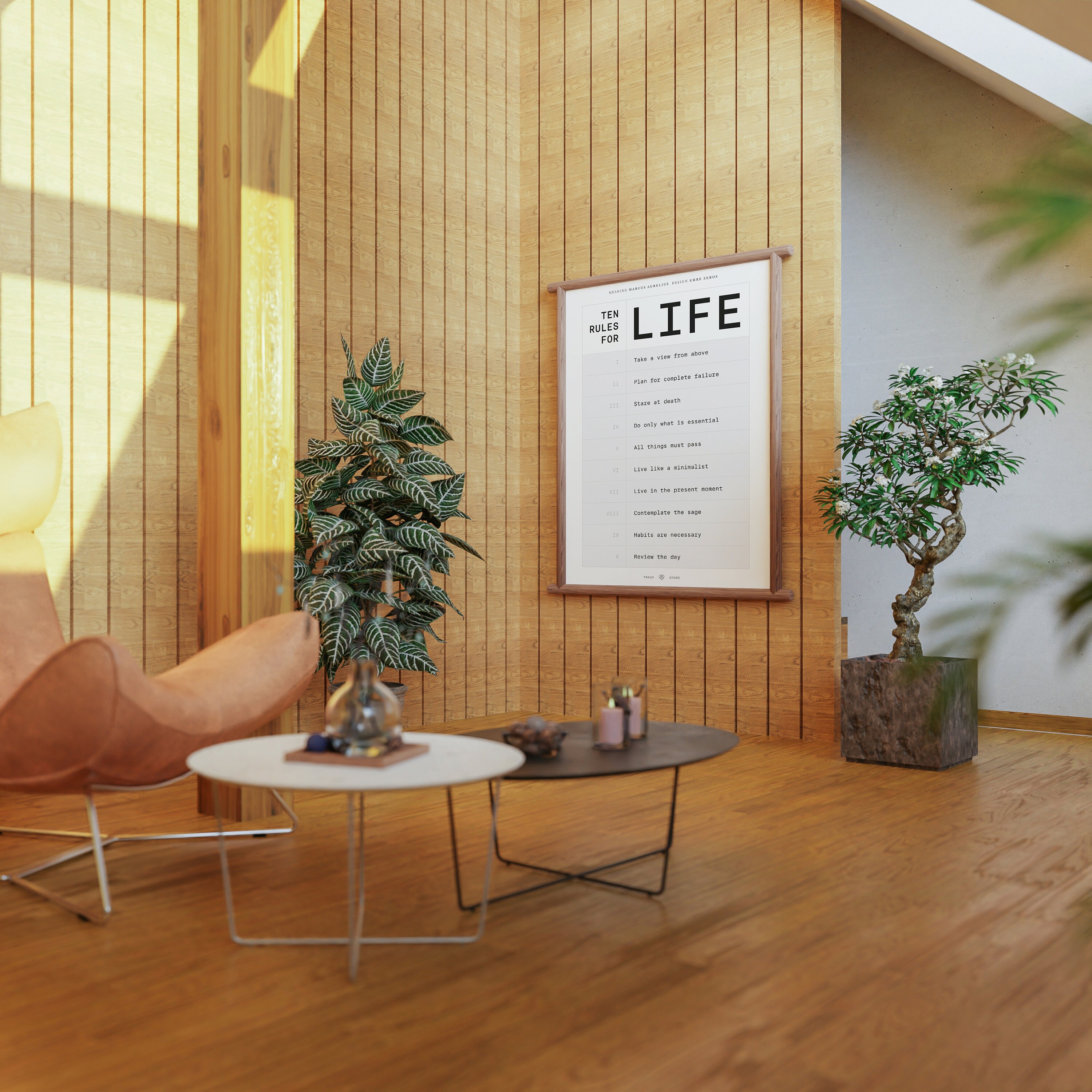 Ten 10 Rules for LIFE by Marcus Aurelius Poster LIGHT Printed Poster - Etsy