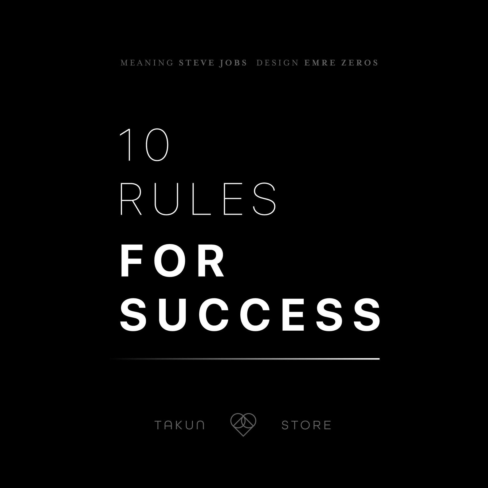 10 Rules for Success by Steve Jobs LIGHT Printed Poster Apple - Etsy