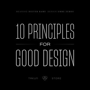 10 Principles for Good Design by Dieter Rams | LIGHT EDITON | Printed ...