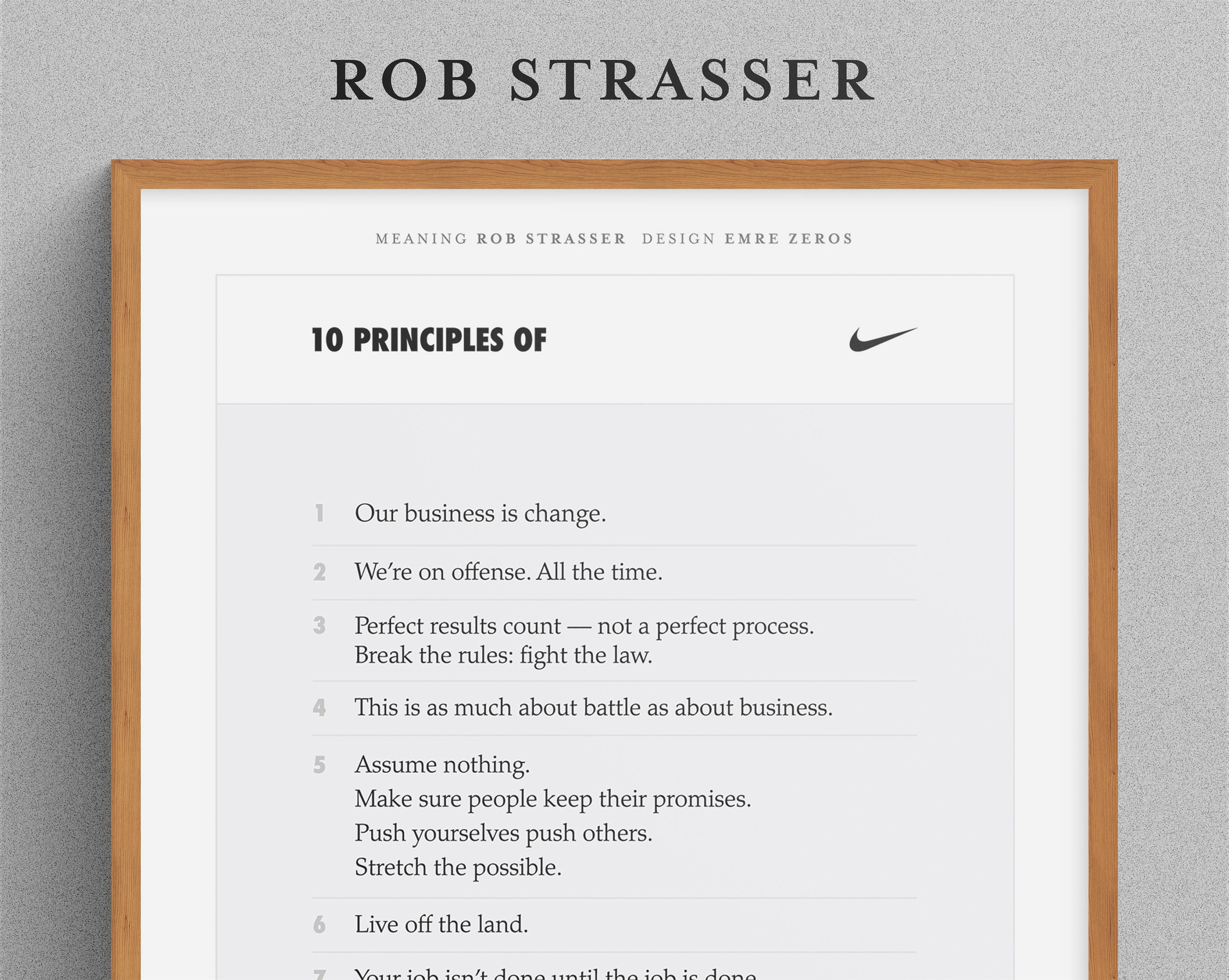 10 Principles of NIKE | Nike Principles | Air Movie | Rob Strasser ...