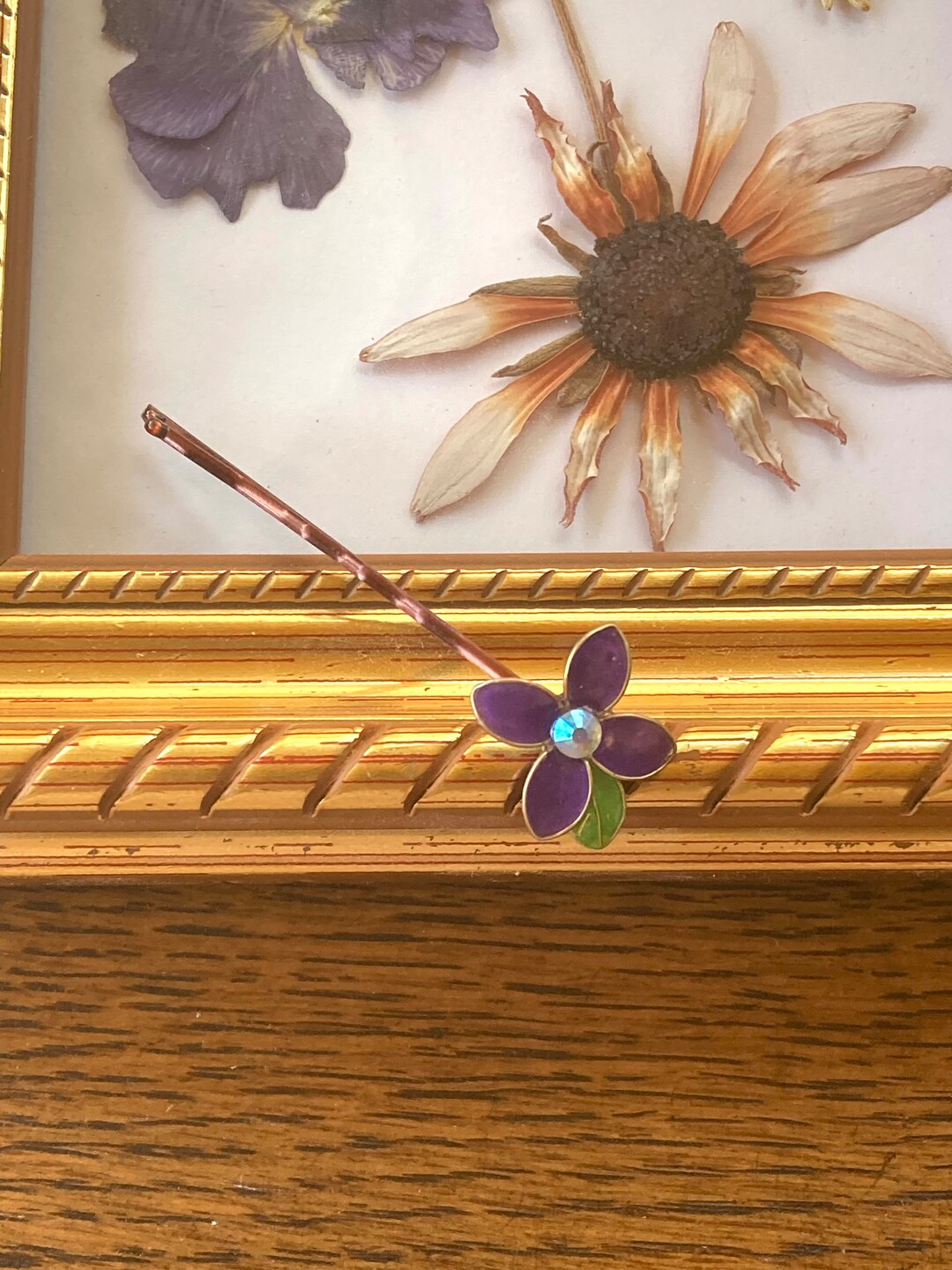 Lilac Flower Resin Bobby Pin, Flower Jewelry, Kanzashi Jewelry, Wedding ...