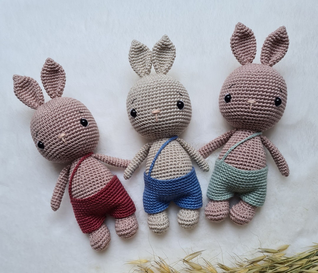 Crochet Bunny, Cuddly Toy, Rabbit, Handmade, - Etsy