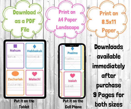 Books of the Bible Cards | Books of the Bible Printable | Read, Trace ...