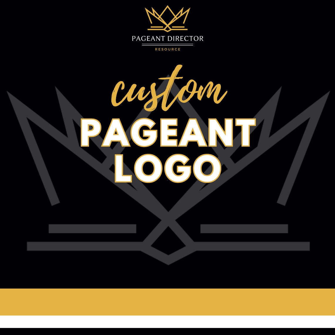 Custom Pageant Logo Pageant Director Resource Digital Download - Etsy