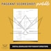 Basic Pageant Scoresheet - Pageant Director Resource - Digital Download ...