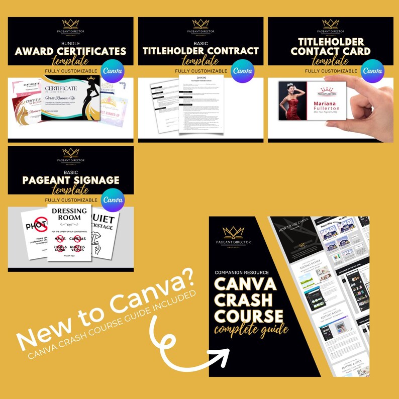 COMPLETE Resource Bundle - Pageant Director Resource - Digital Download ...