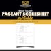 Pageant Contestant Numbers - Large Format - Pageant Director Resource ...