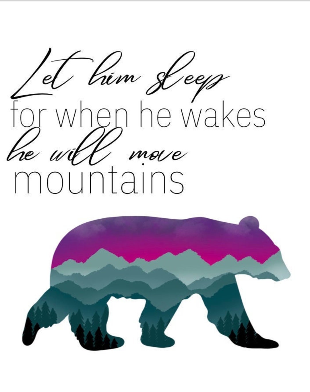 LET HIM SLEEP Printable Sofort Download - Etsy Österreich