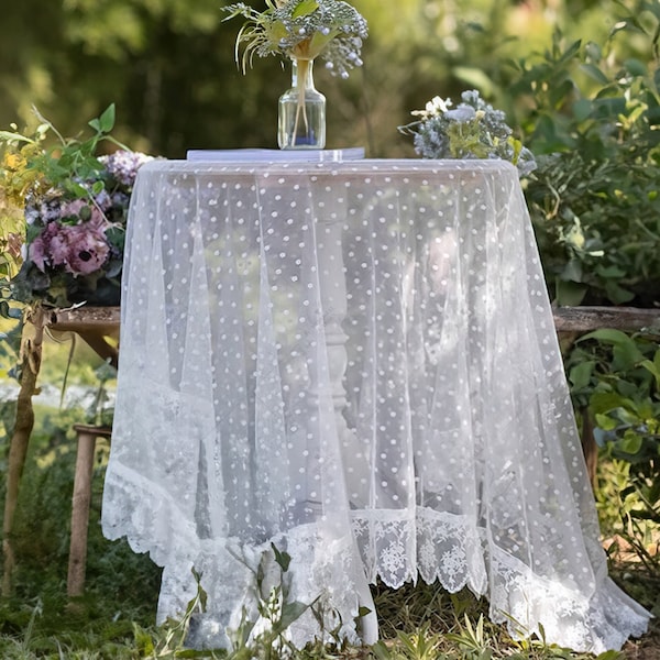 Lace Tablecloth - Etsy