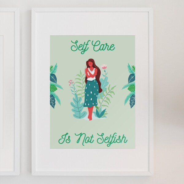 Self Care Poster - Etsy Canada