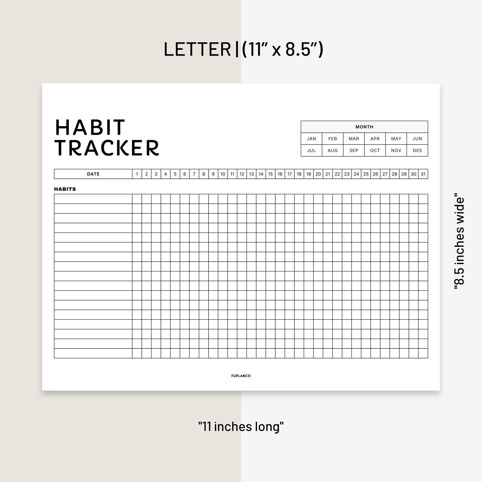 Monthly Habit Tracker Printable - A4/A5 Goal Setting Template, Goal ...