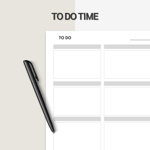 To Do List Planner Printable PDF | Goal Setting & Productivity Planner | Instant Download in A4 ...