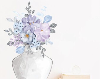 Vase Decal - Etsy
