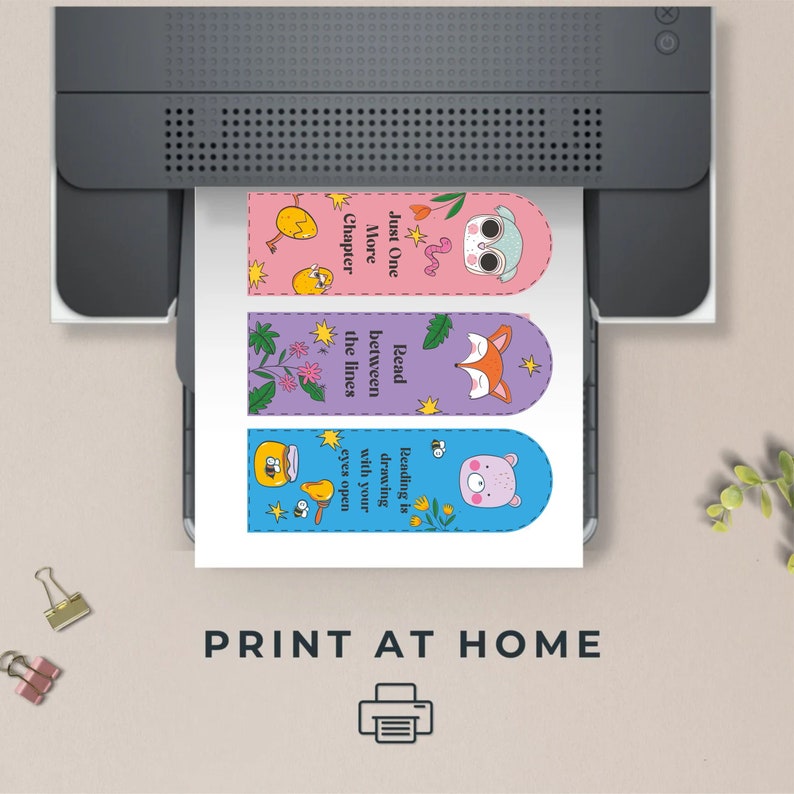 Bookmark, Printable Bookmark, Digital Download, Book Lovers Gifts - Etsy