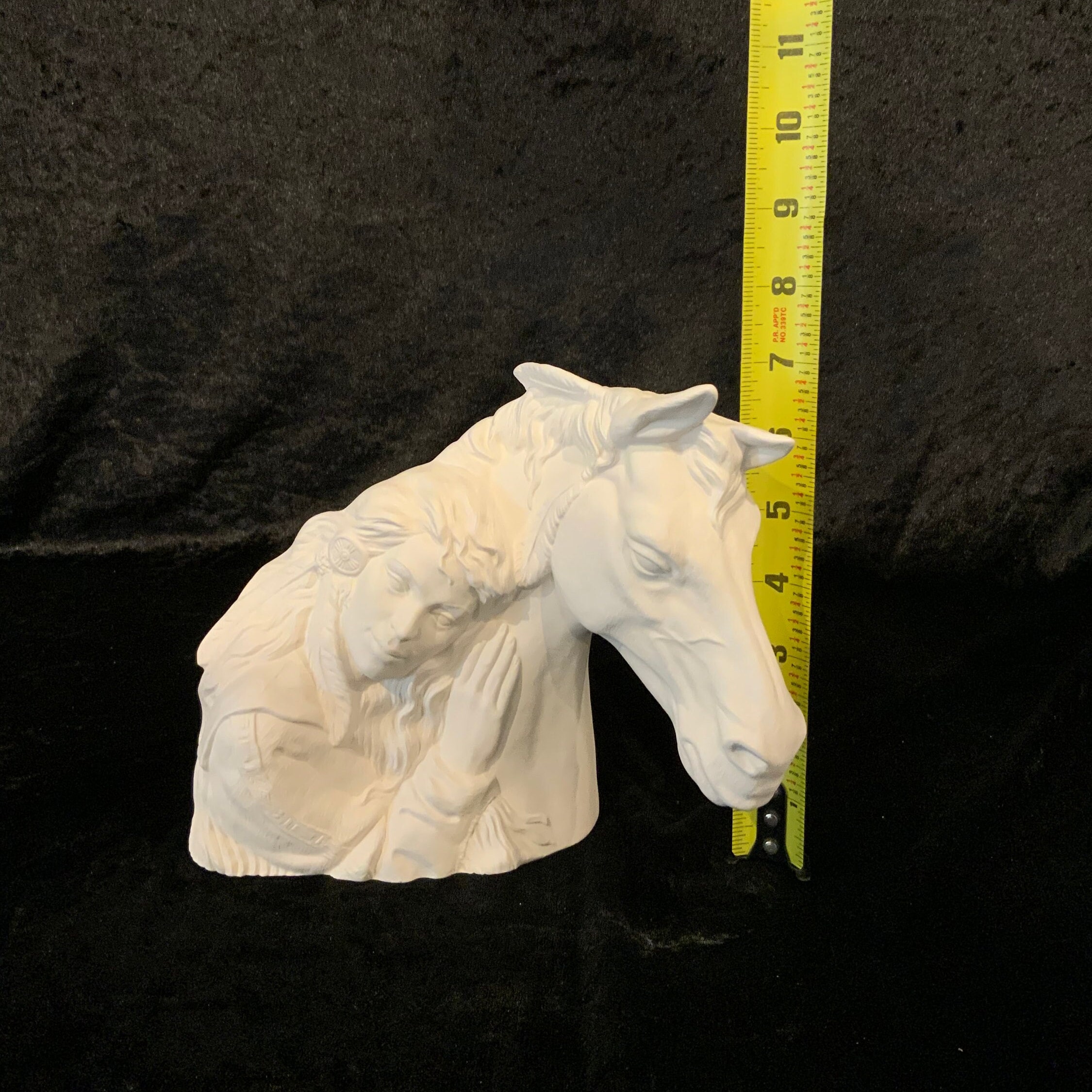 Ceramic Indian Woman With Horse, Ready to Paint, Fired Greenware ...