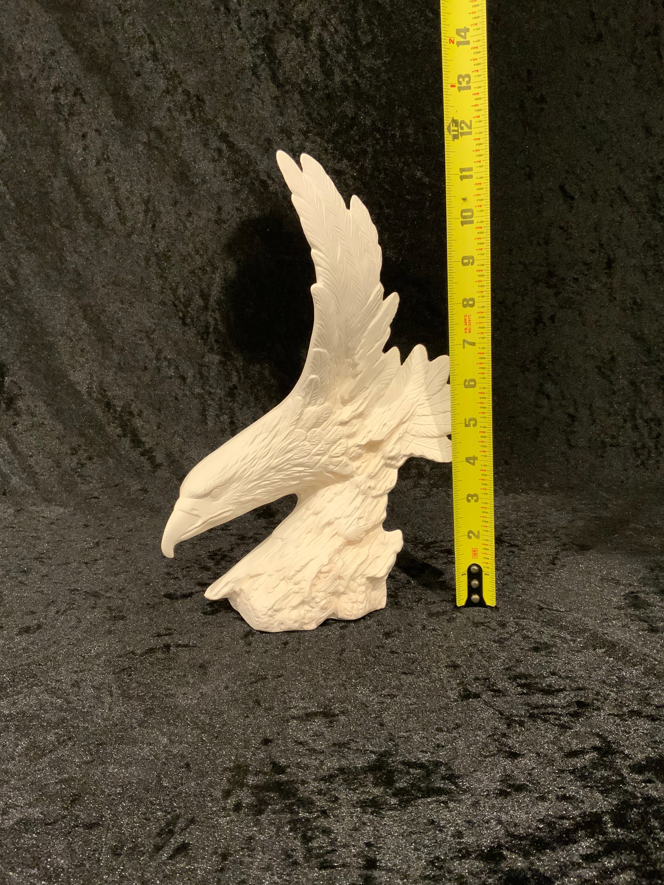 Ceramic Bisque Eagle, Kimple 2282 Eagle Mold, Ready to Paint, Ceramic ...