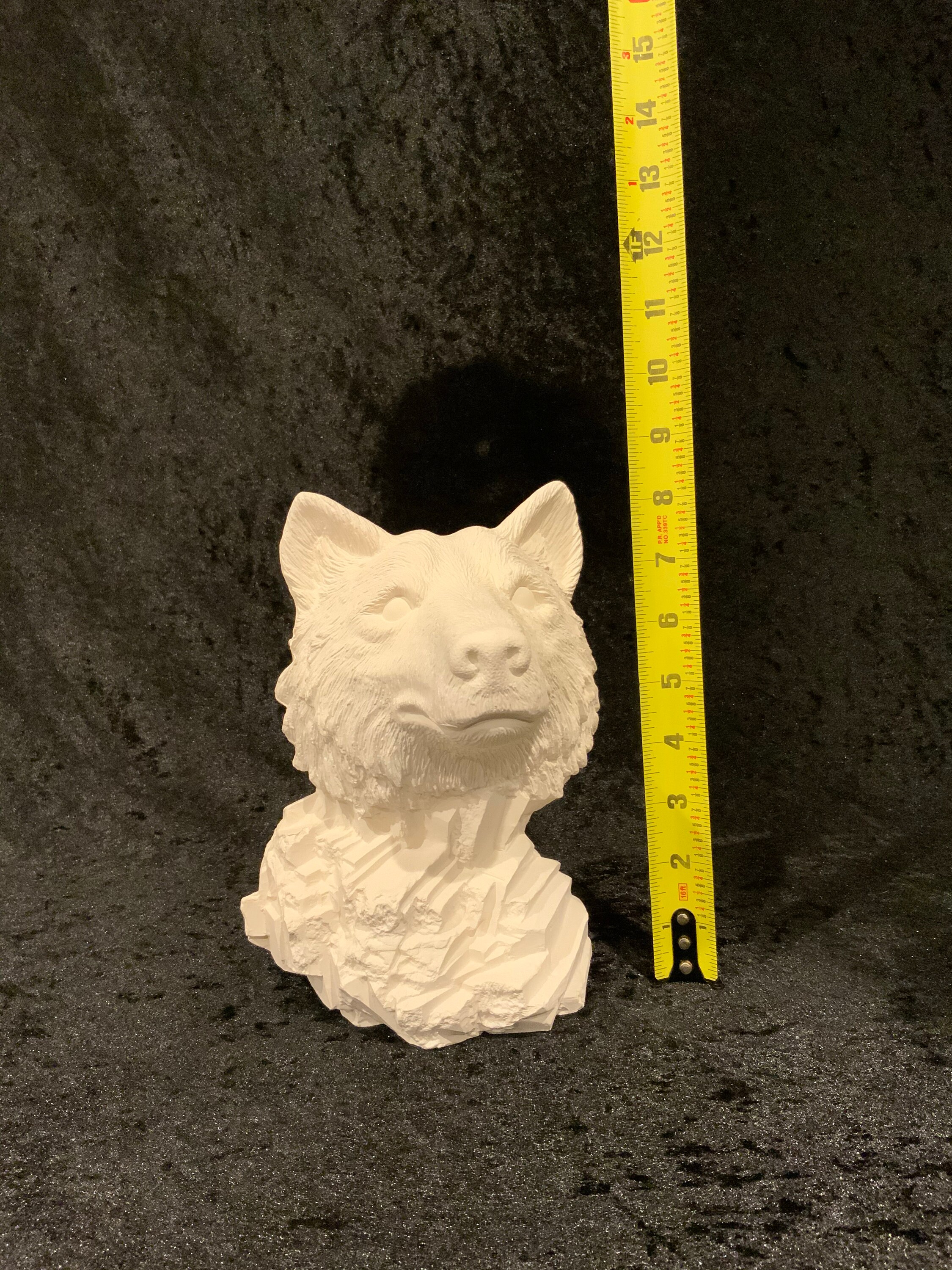 Ceramic Bisque Wolf Head, Ceramic Wolf, Native American Ceramics to ...