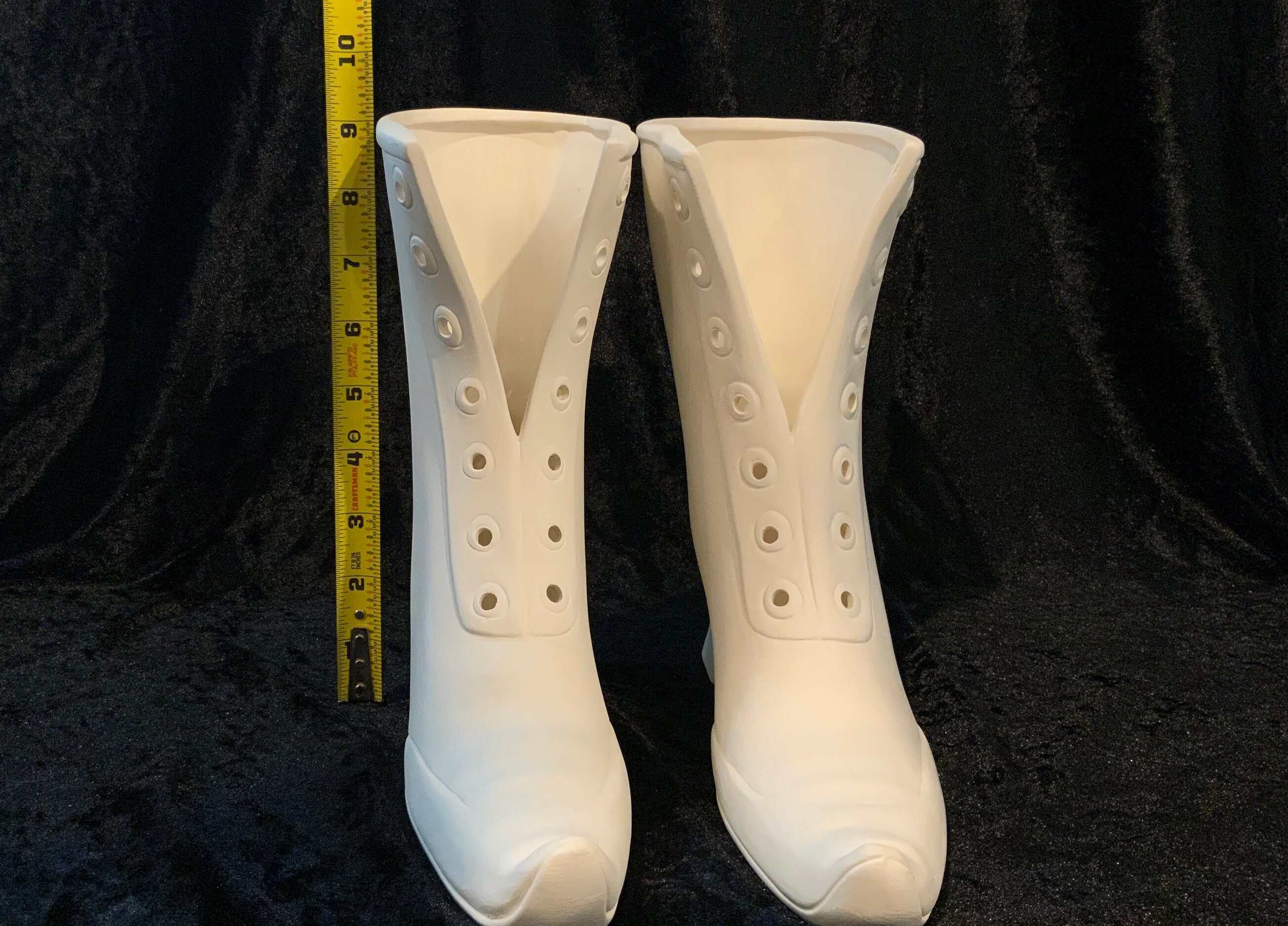 Witch Boots in Ready to Paint Ceramic Bisque, Decorative Witch Boots ...