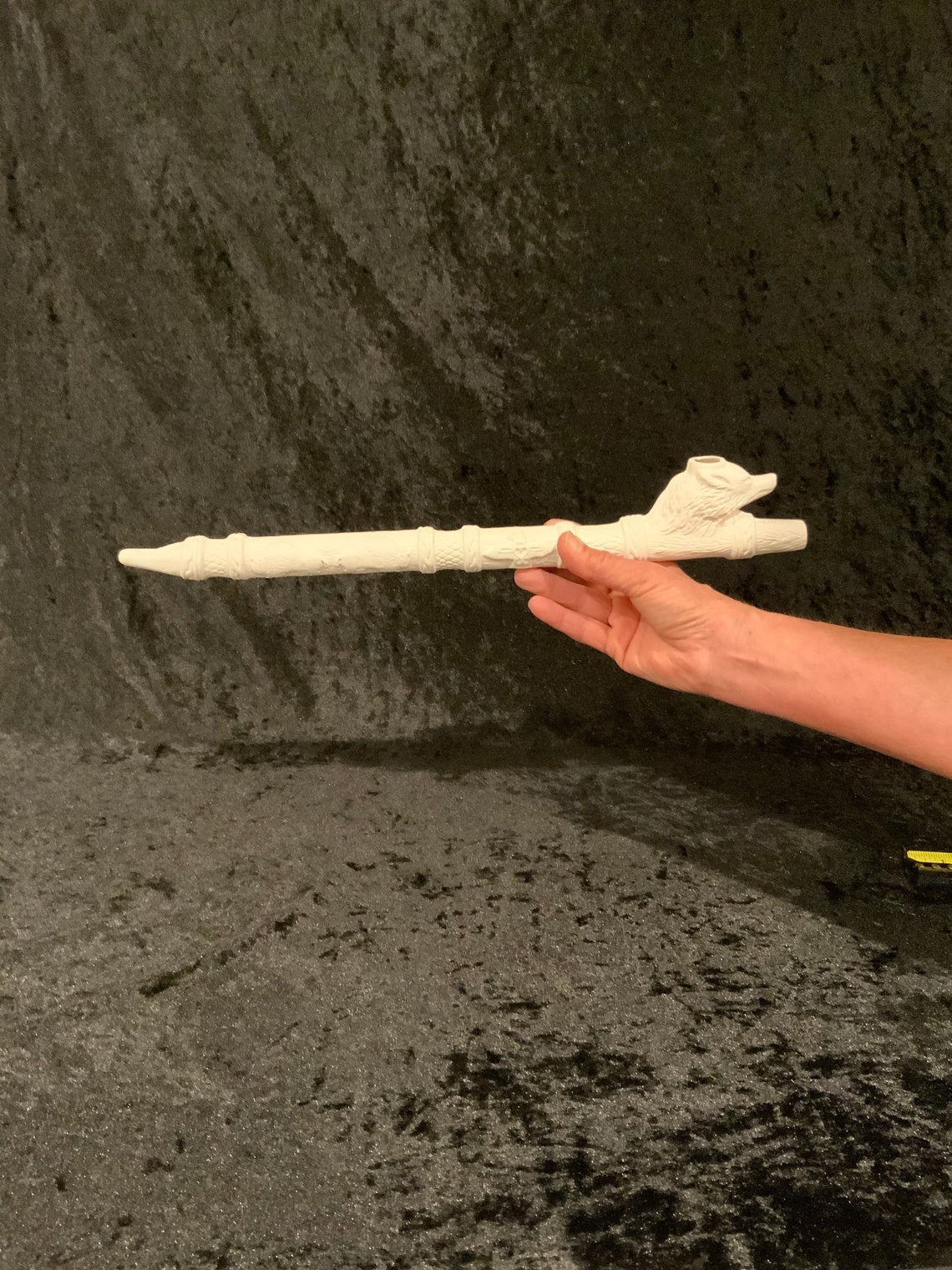 Ceramic Bisque Peace Pipe, Kimple Mold 2355 Peace Pipe, Native American ...