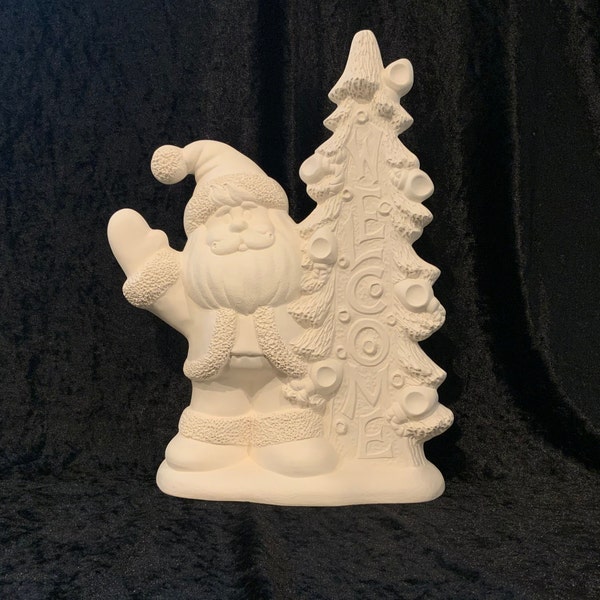 Ceramic Bisque Santa - Etsy
