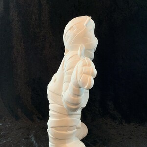 Ceramic Bisque Large Halloween Mummy Wearing a Vest, Ready to Paint ...