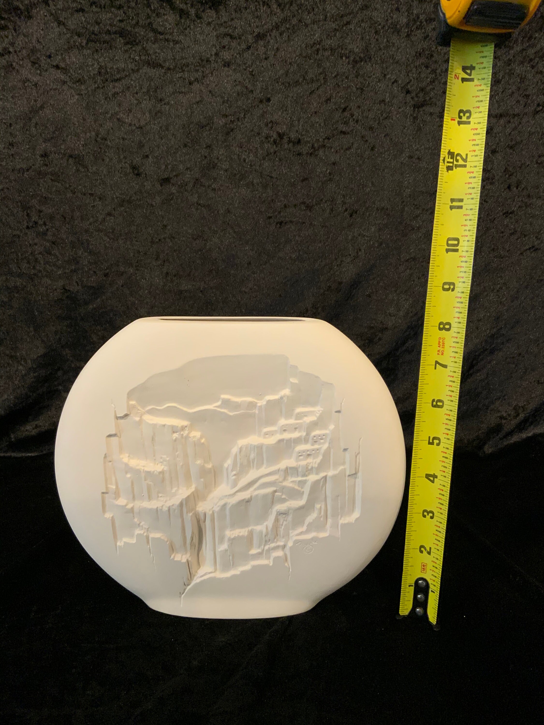 Native American Ceramic Bisque Vase, Crest Mold 1148 Cliff Dwellers ...