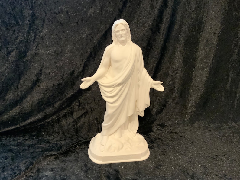 Ceramic Bisque Jesus Statue, Christian Ceramics, Jesus Christ ...