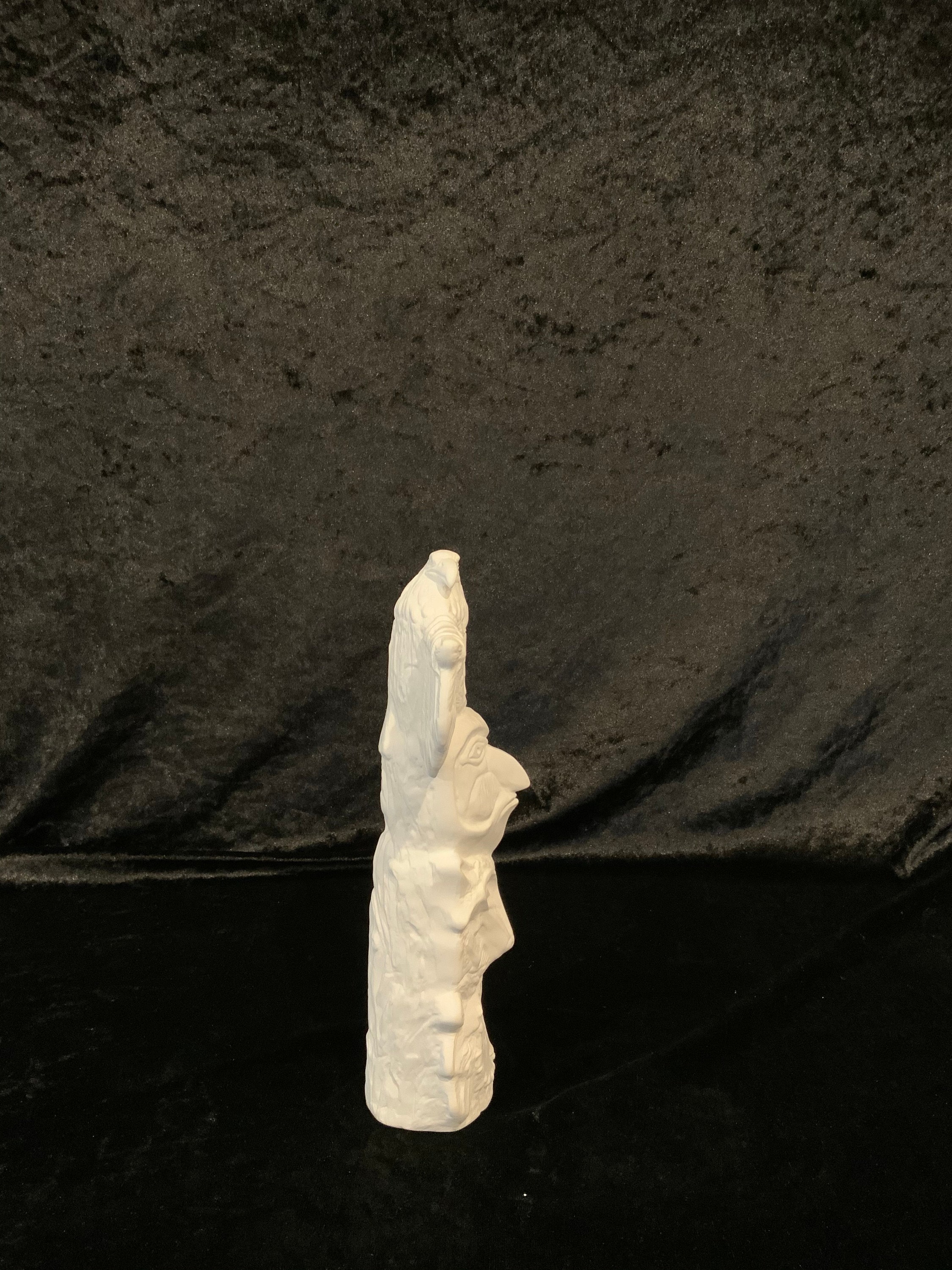 Native American Totem Pole Ceramic Bisque, Kimple Mold 2315 Totem Pole ...