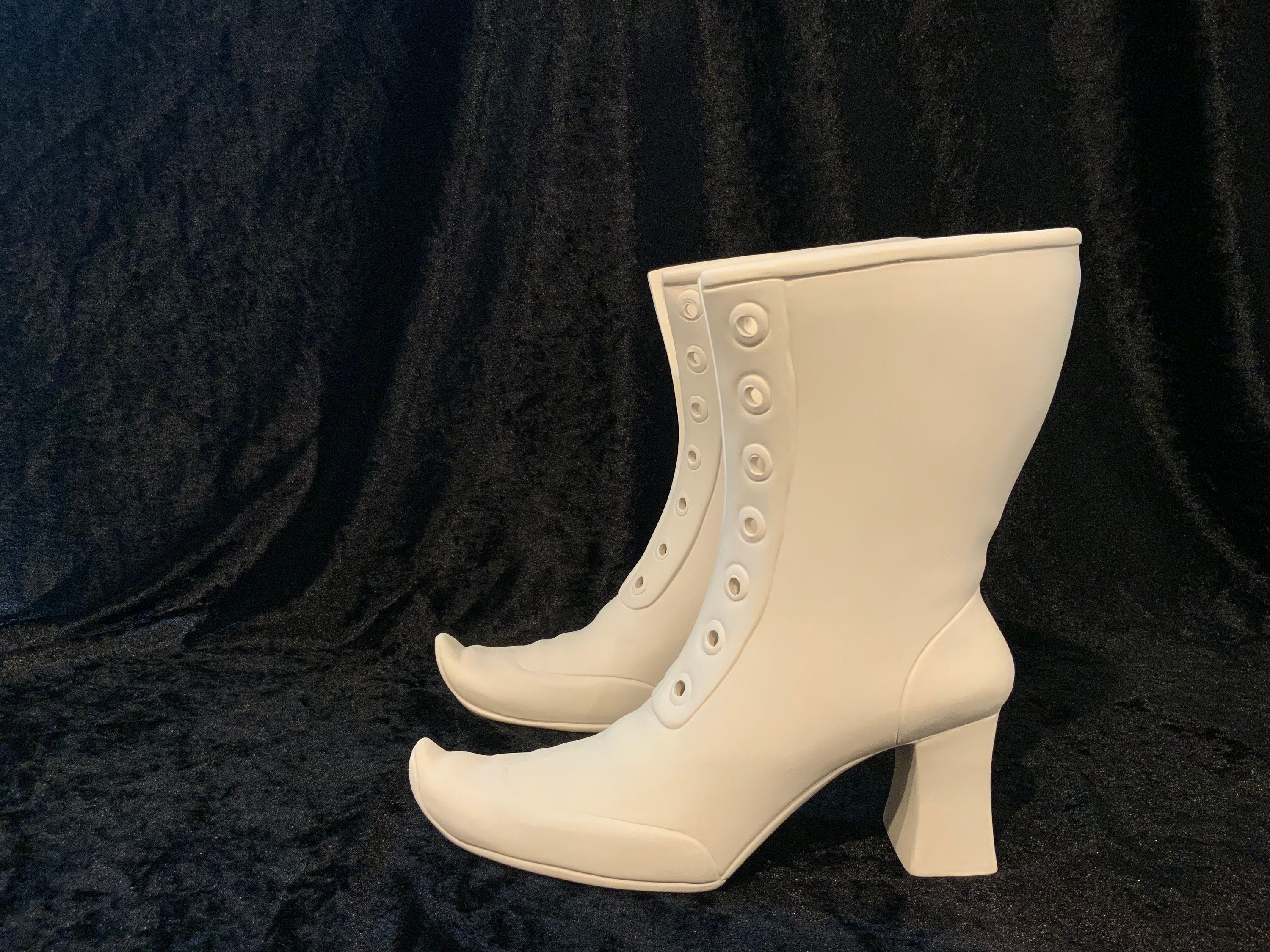 Witch Boots in Ready to Paint Ceramic Bisque, Decorative Witch Boots ...