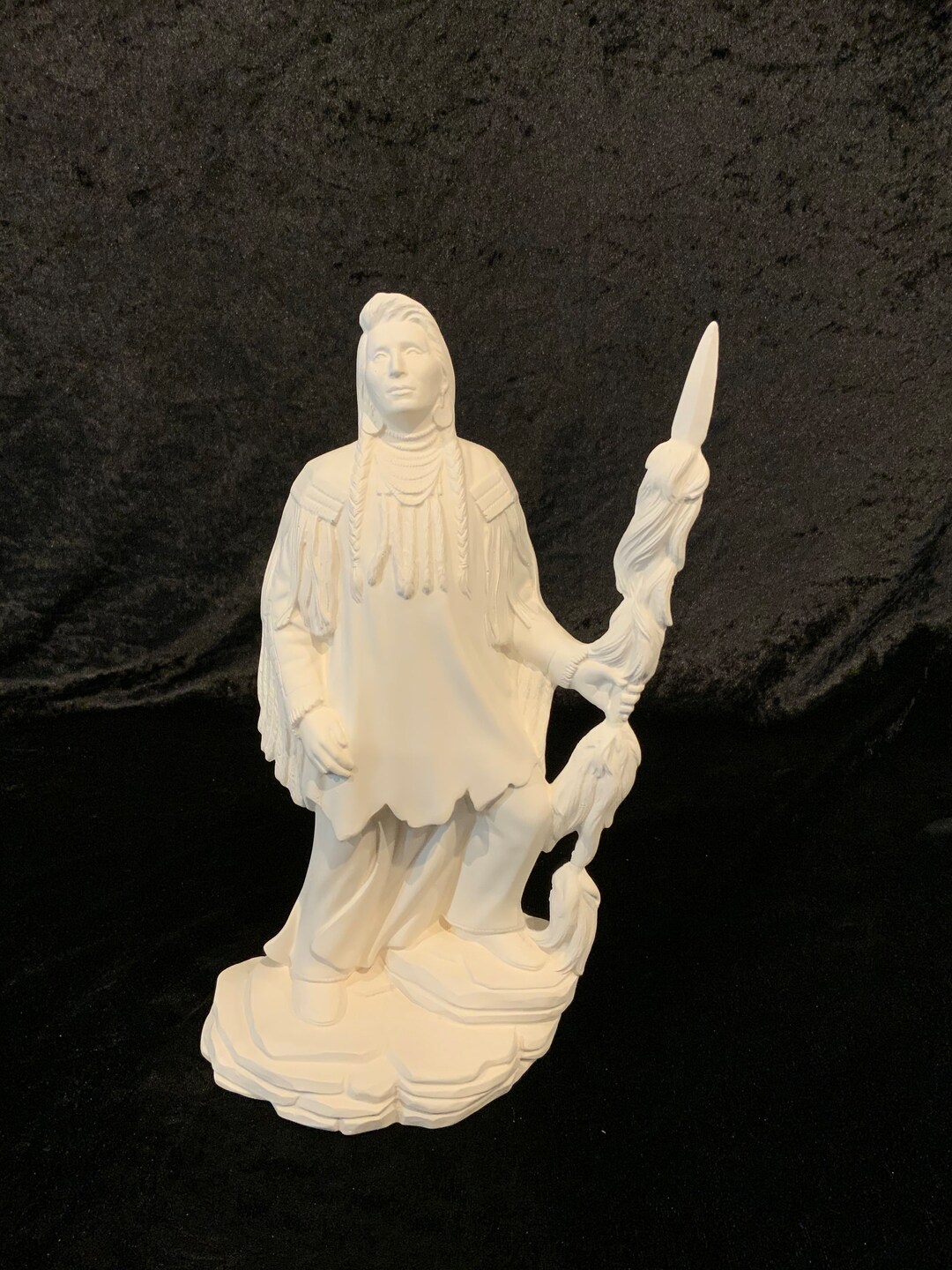 Native American Ceramic Chief to Paint, Ceramic Bisque Indian Chief ...