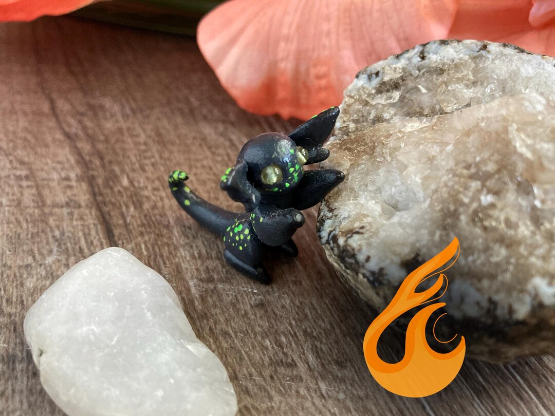 PERIDOT, Birthstone Dragon, OOAK Dragon, Clay Baby Dragon, Handmade ...