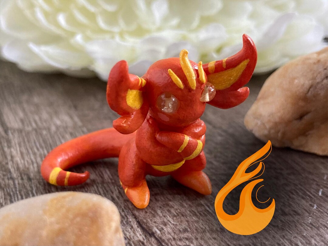 CITRINE, Birthstone Dragon, OOAK Dragon, Handmade Sculpture, Dragon ...