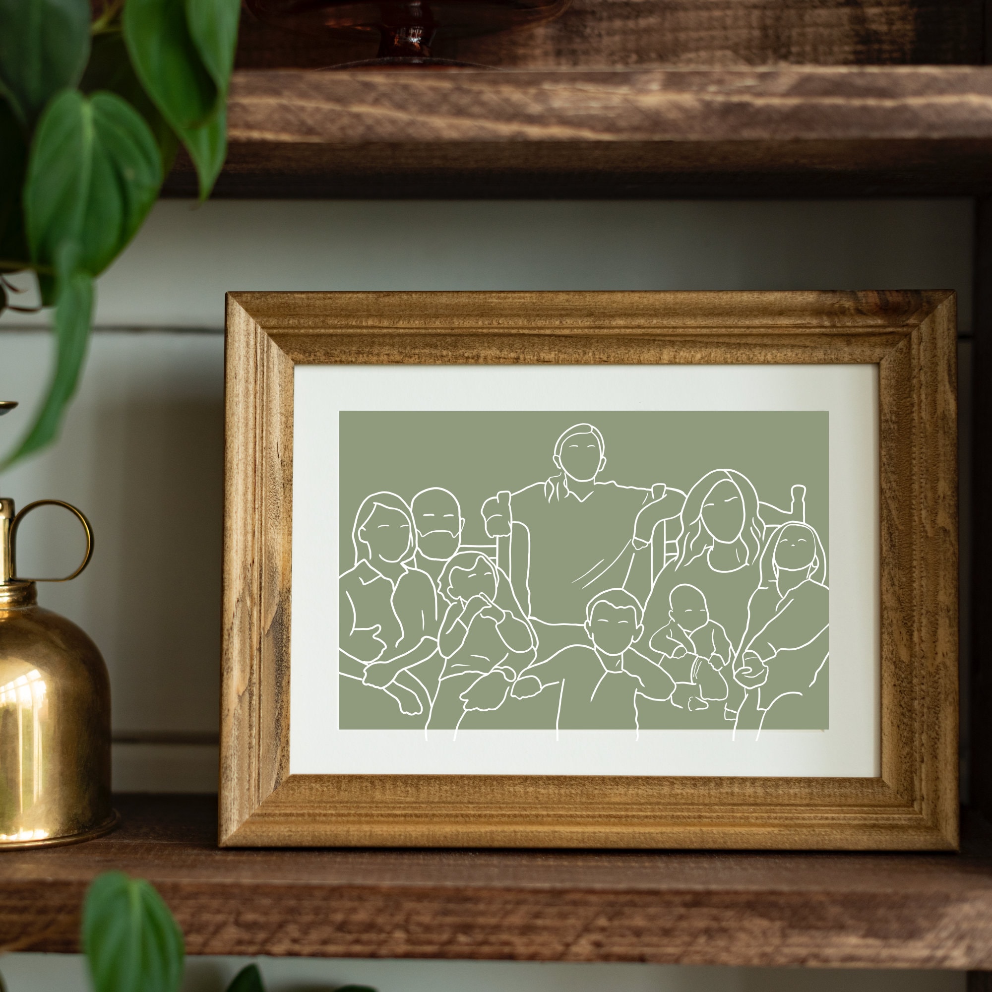 Personalized Line Drawing From Photo Hand-drawn Wedding - Etsy