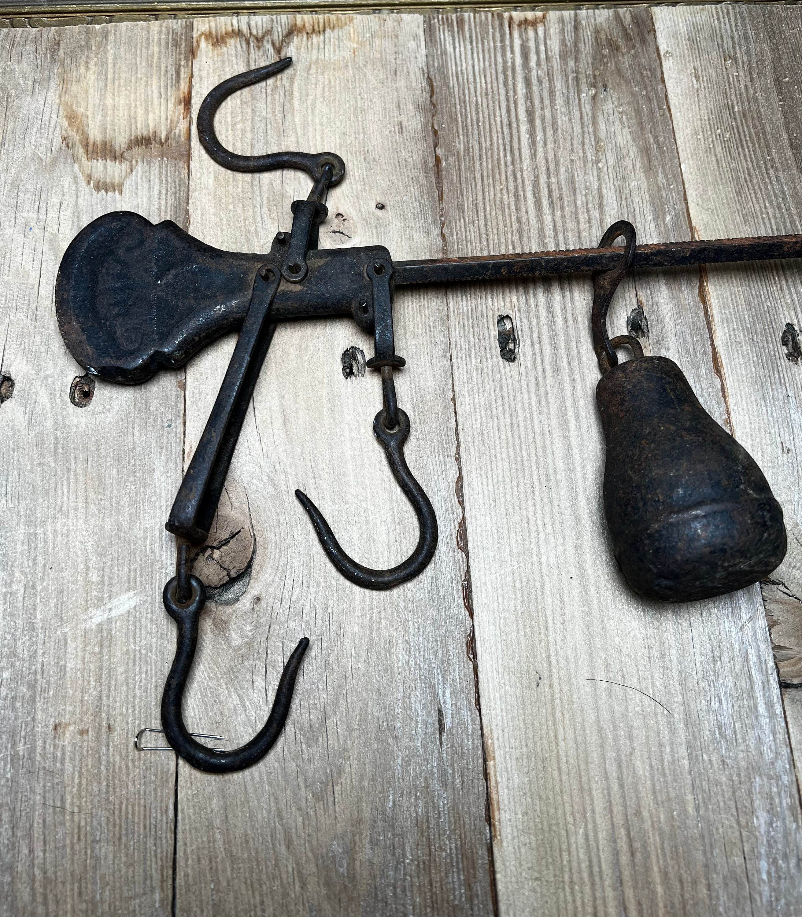 Antique 1800's Cast Iron Balance Scale - Etsy