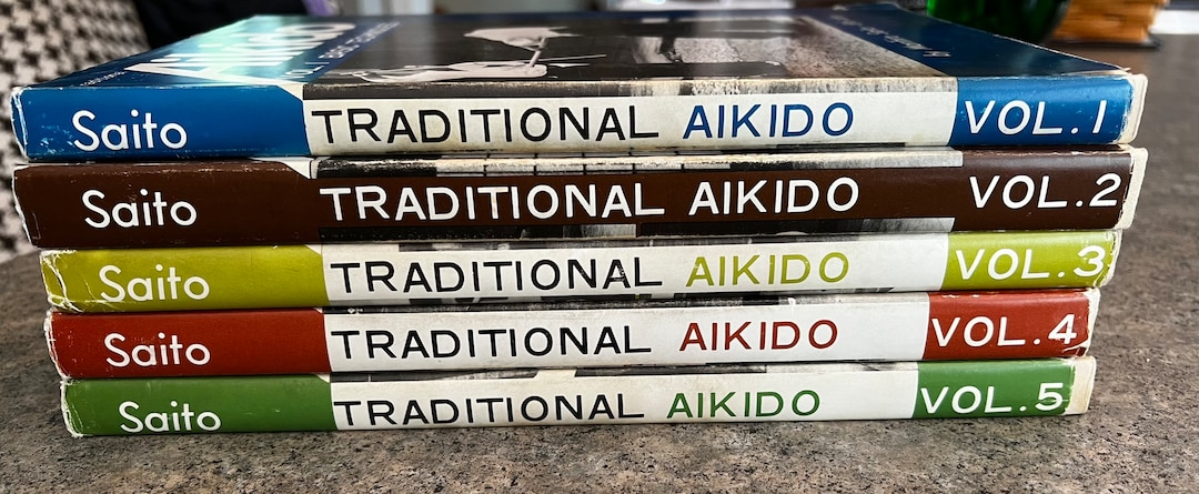 Morihiro Saito Traditional Aikido Books Volumes 1-5 - Etsy