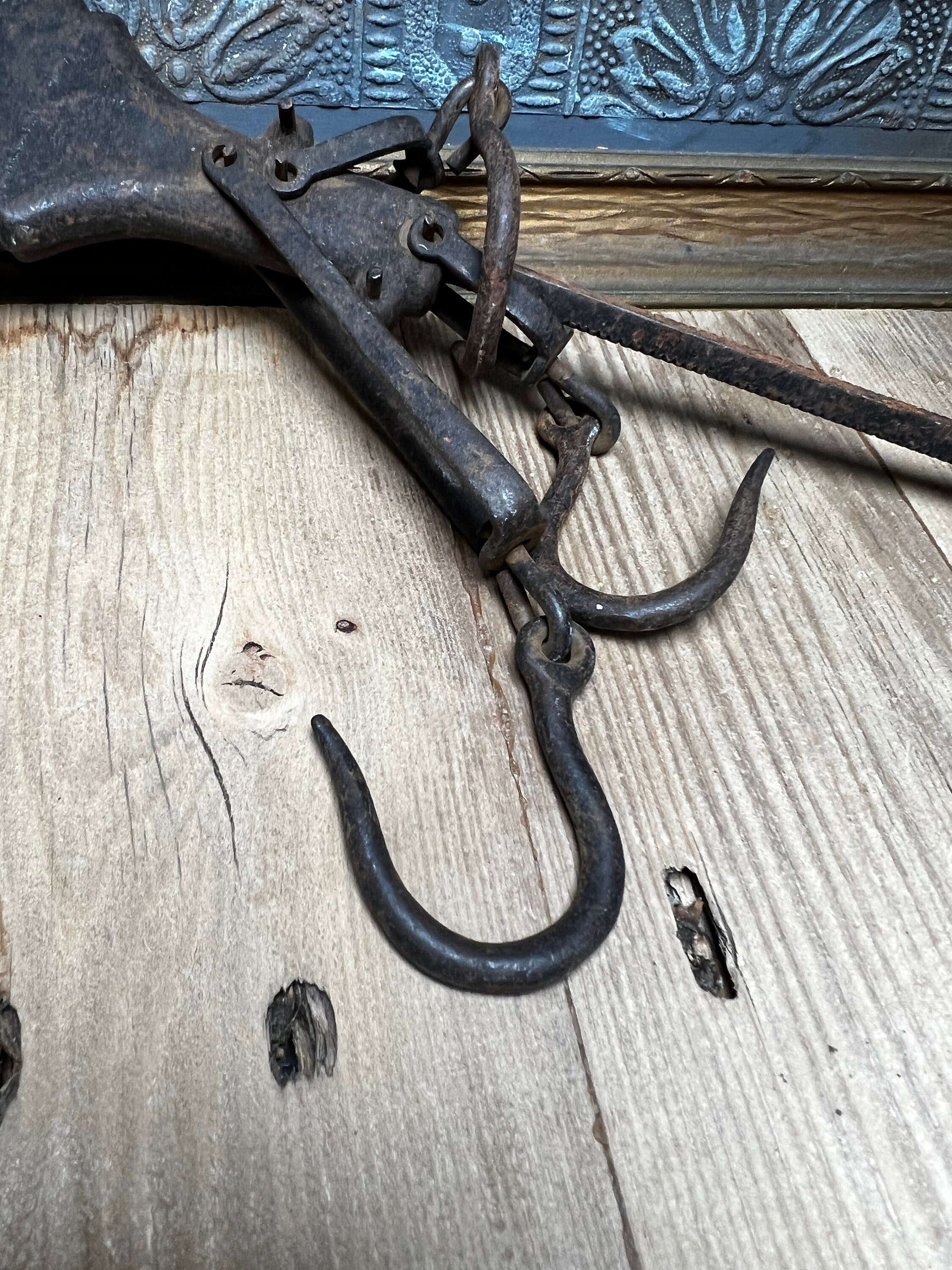 Antique 1800's Cast Iron Balance Scale - Etsy