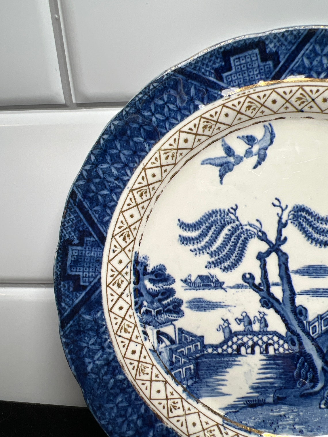 Booths Real Old Willow China 6.75” Plate - Etsy