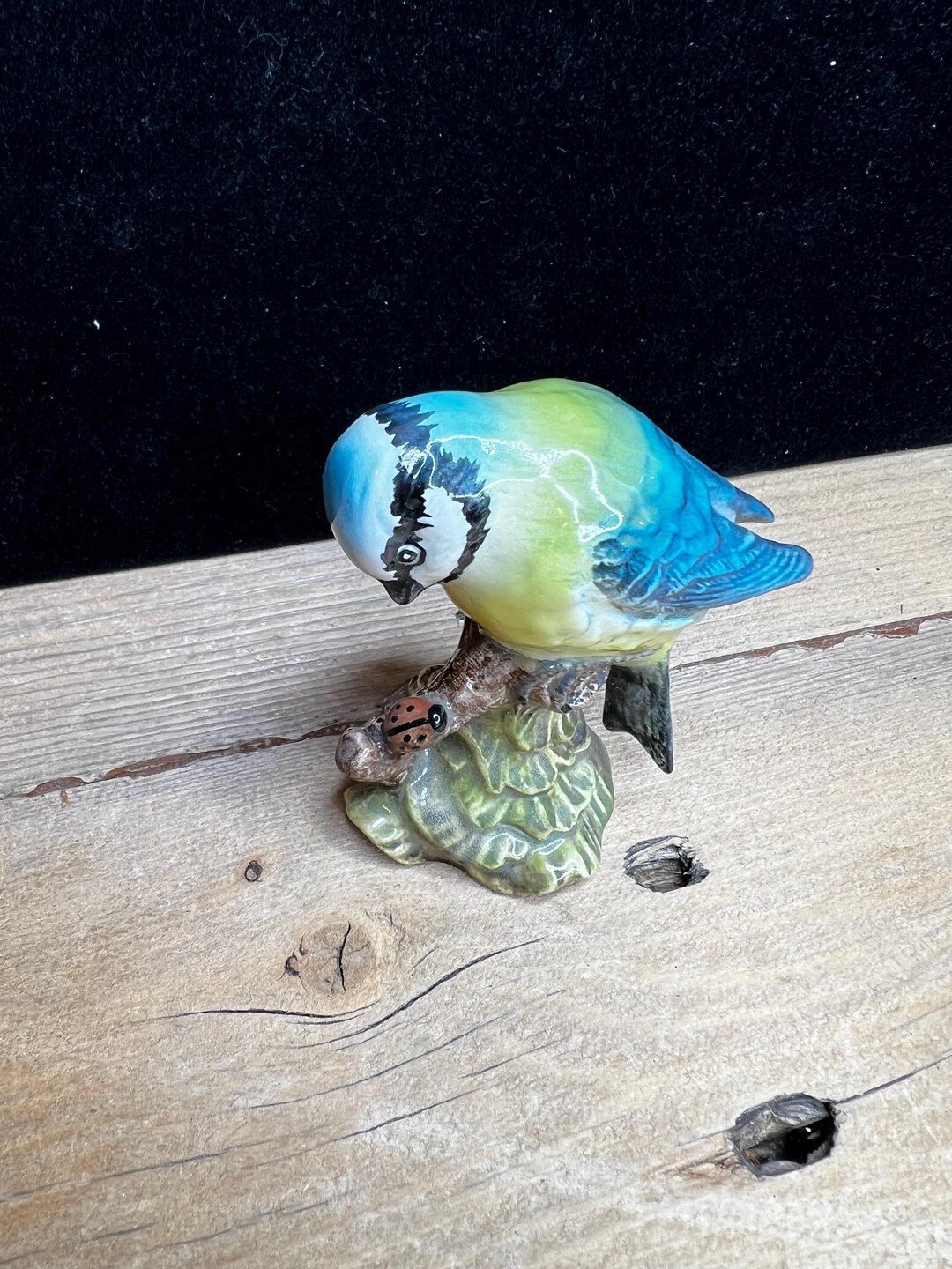 Vintage Beswick 'bluetit' Bird Glossy Porcelain Figurine, Model 992 - Etsy