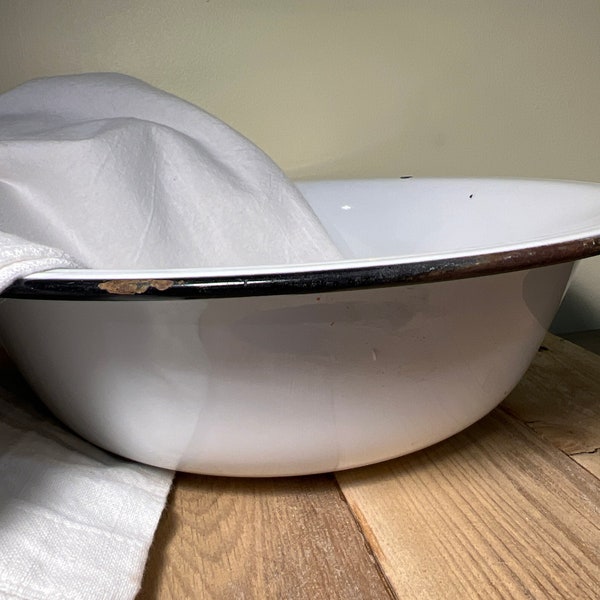 Enamel Wash Basin - Etsy