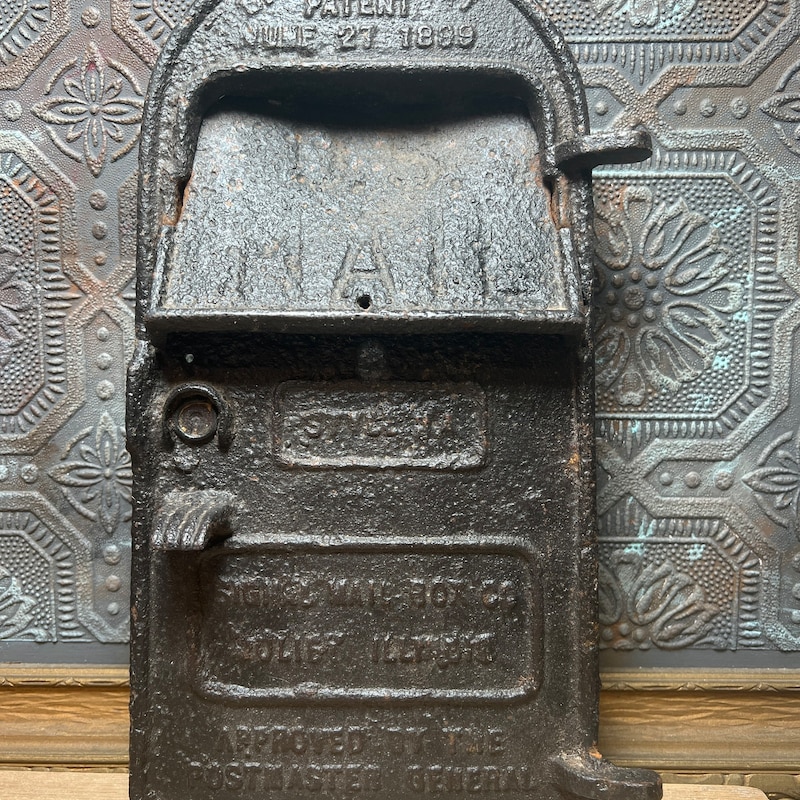 Antique Mailbox - Etsy