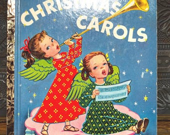 Christmas Carols Little Golden Book Junk Journal - Etsy