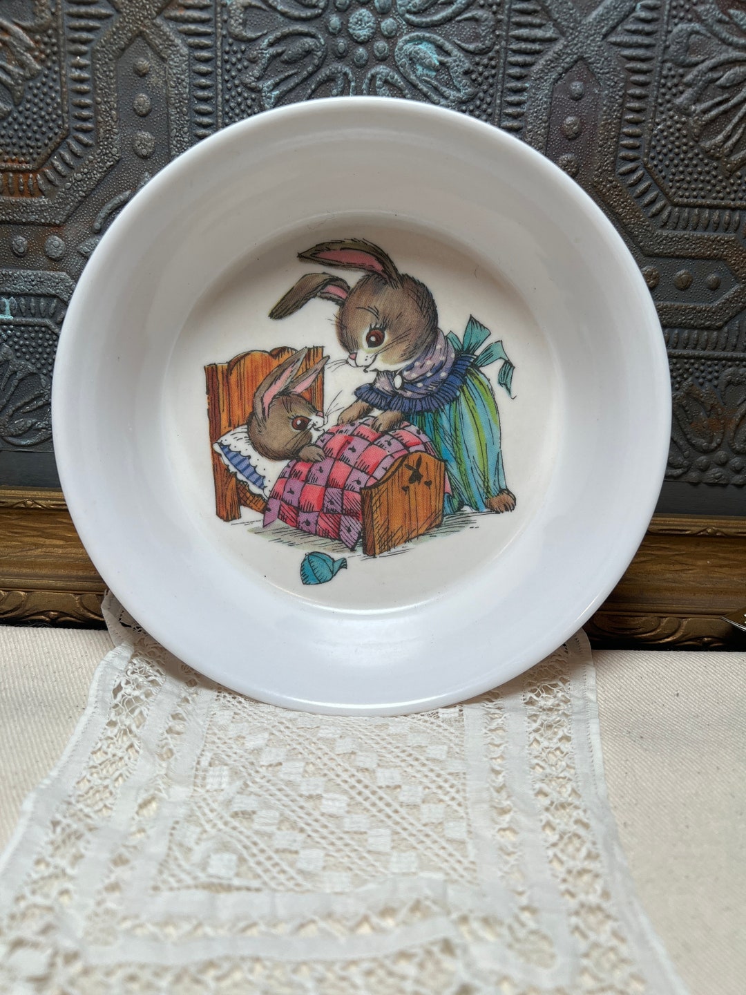 Vintage Oneida Melamine Peter Rabbit Toddler Bowl - Etsy