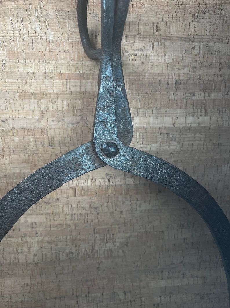 Hand Forged Iron Ice Tongs - Etsy