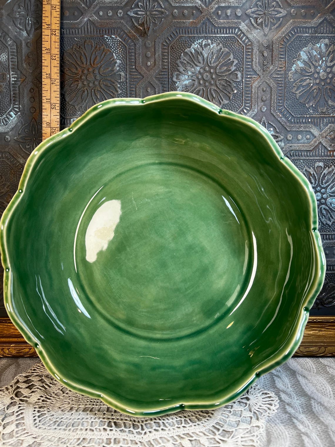 Bordallo Pinheiro Large Geranium Leaf Bowl - Etsy