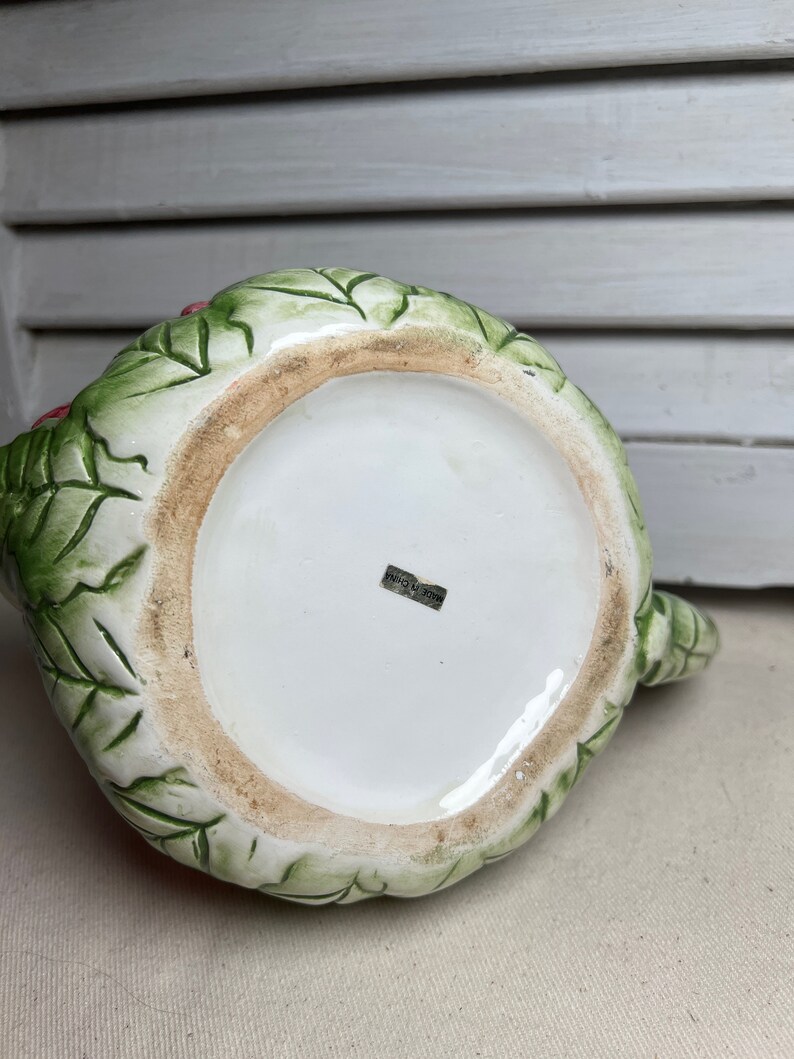 Vintage Hydrangea Tea Pot - Etsy