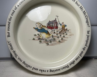 Vintage Wedgwood Bowl Peter Rabbit - Etsy