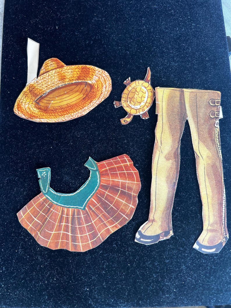 Vintage Paper Doll Clothing - Etsy