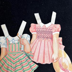 Vintage Paper Doll Clothing - Etsy