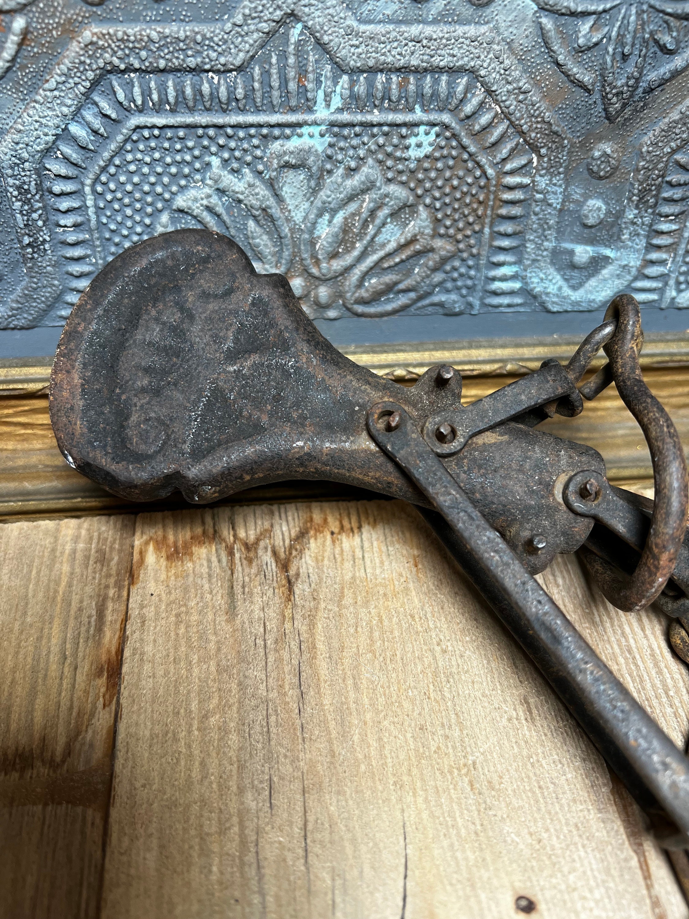 Antique 1800's Cast Iron Balance Scale - Etsy